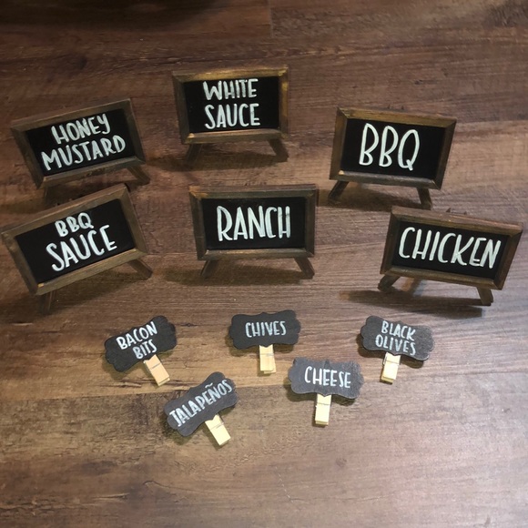 Party Supplies | Loaded Potato Bar Signage Weddingbirthdaygender Reveal ...